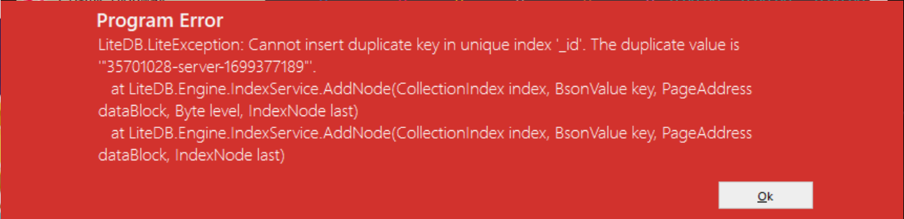 Bug Non Stop Errors · Issue 276 · Shootmefallguysstats · Github