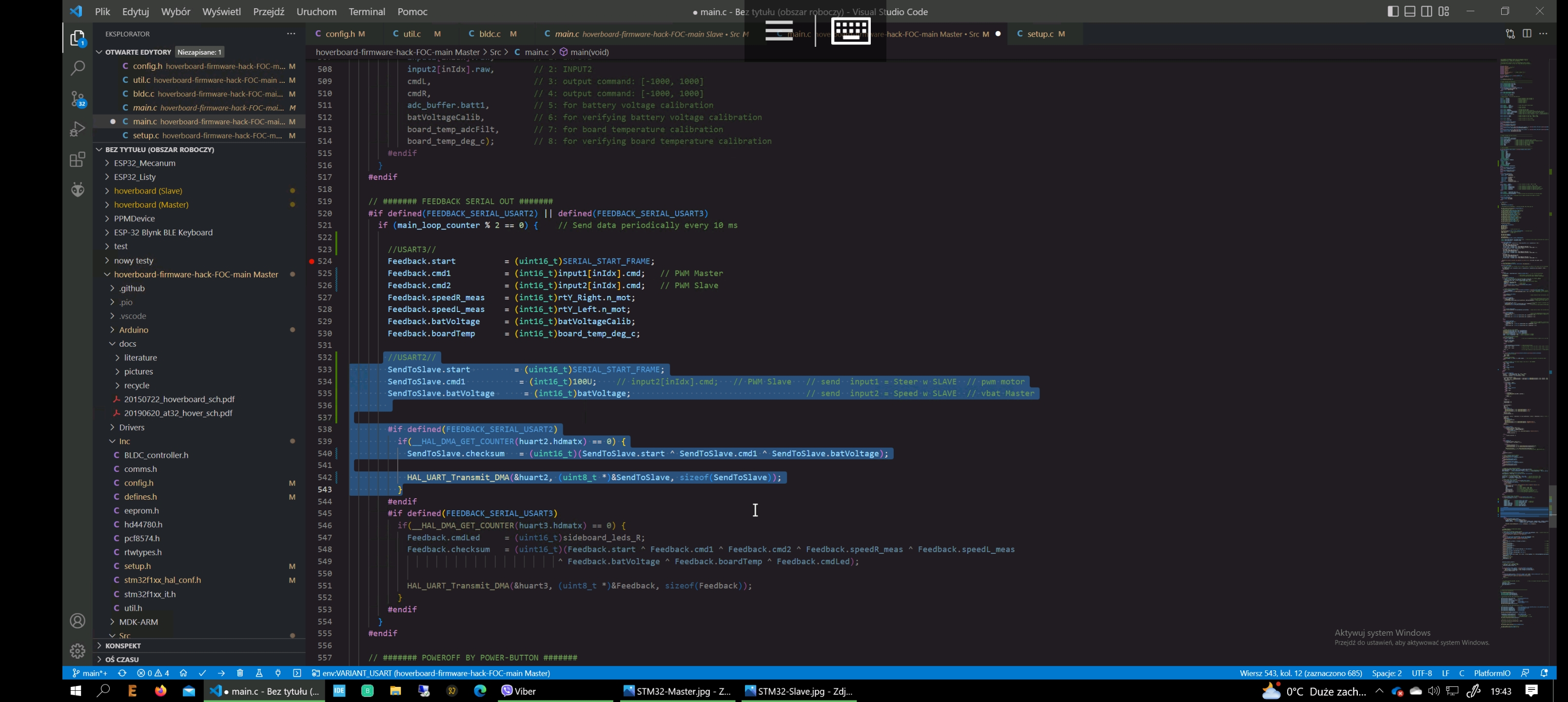 Extract one channel · Issue #364 · EFeru/hoverboard-firmware-hack-FOC · GitHub