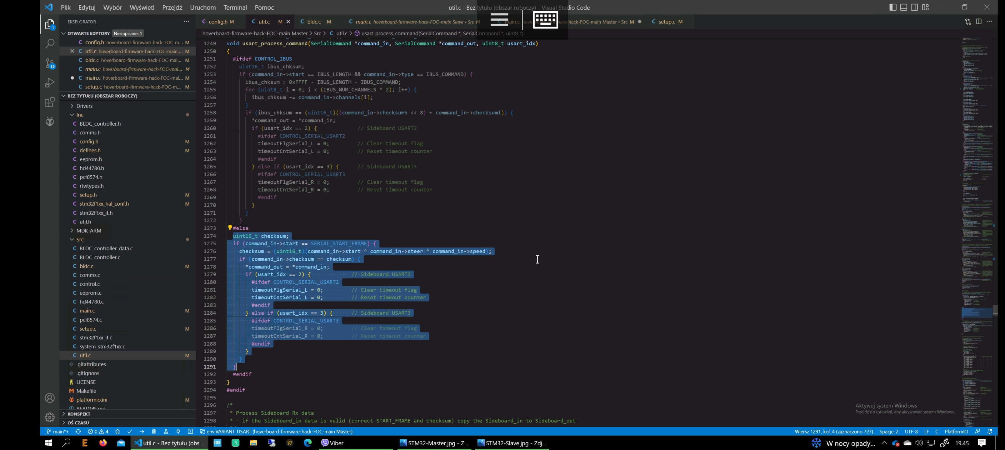 Extract one channel · Issue #364 · EFeru/hoverboard-firmware-hack-FOC · GitHub