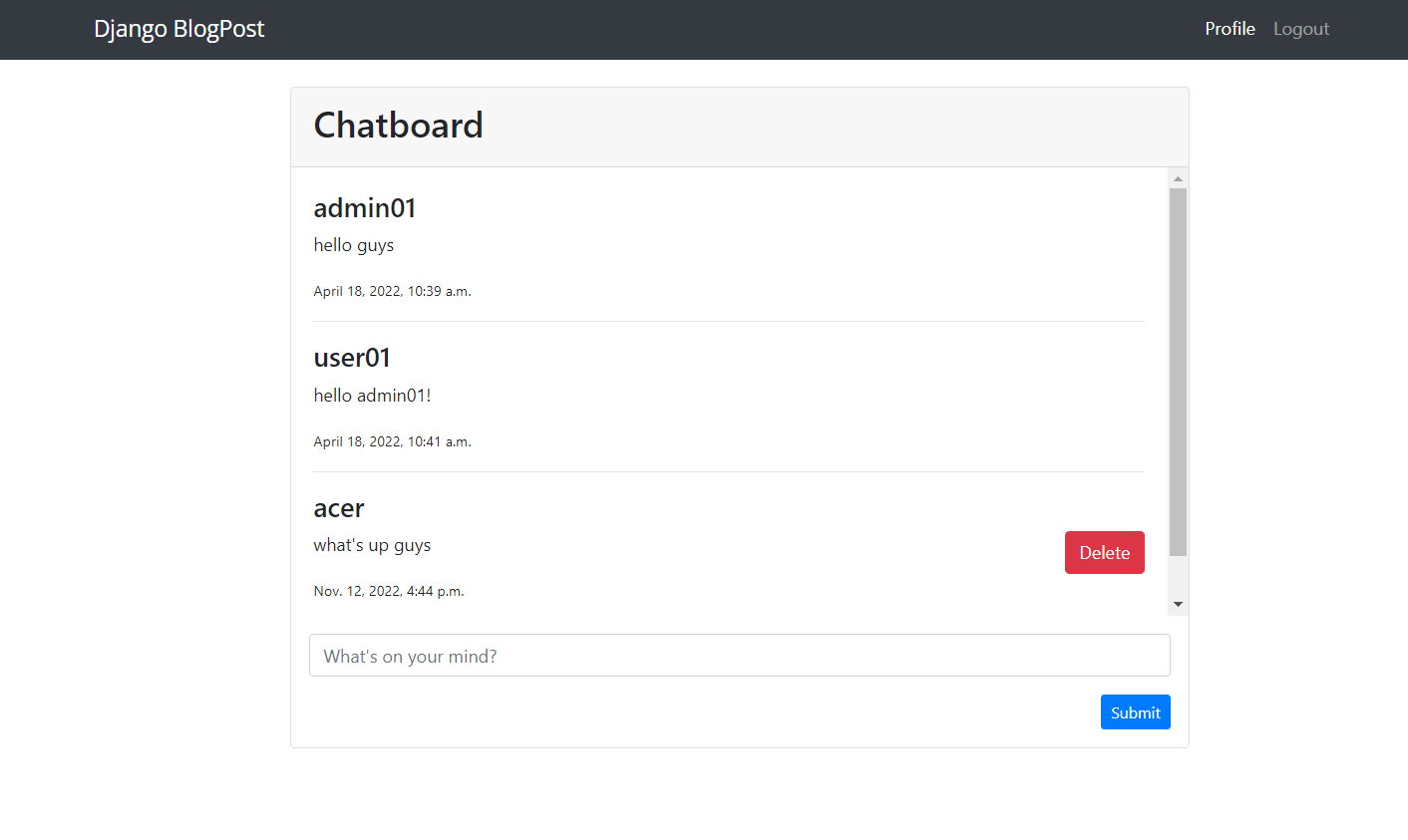 Github Duaneywadey Blogwithdjango A Web Based Blog App Developed In Django