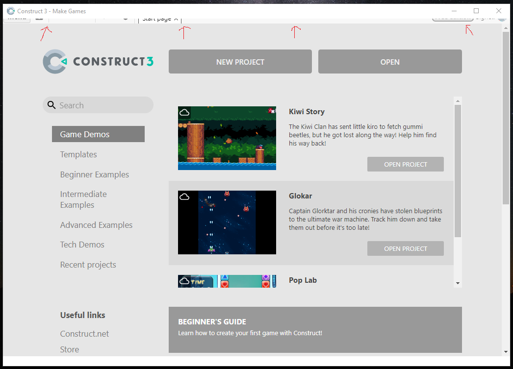 Main Tool Bar don't apear totally · Issue #709 · Scirra/Construct-bugs · GitHub