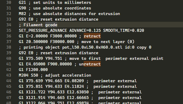 Inconsistent retract and unretract when extra length parameter is set ...