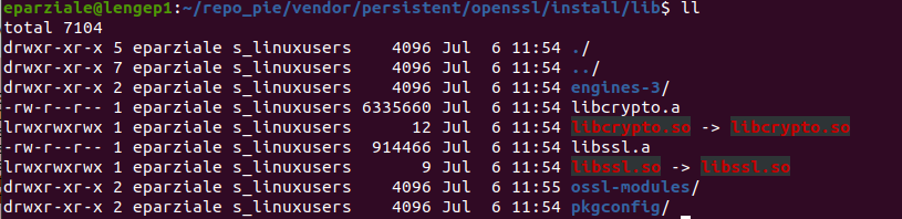 Installed libssl.so and libcrypto.so symlinks broken? · Issue #16012 · openssl/openssl · GitHub
