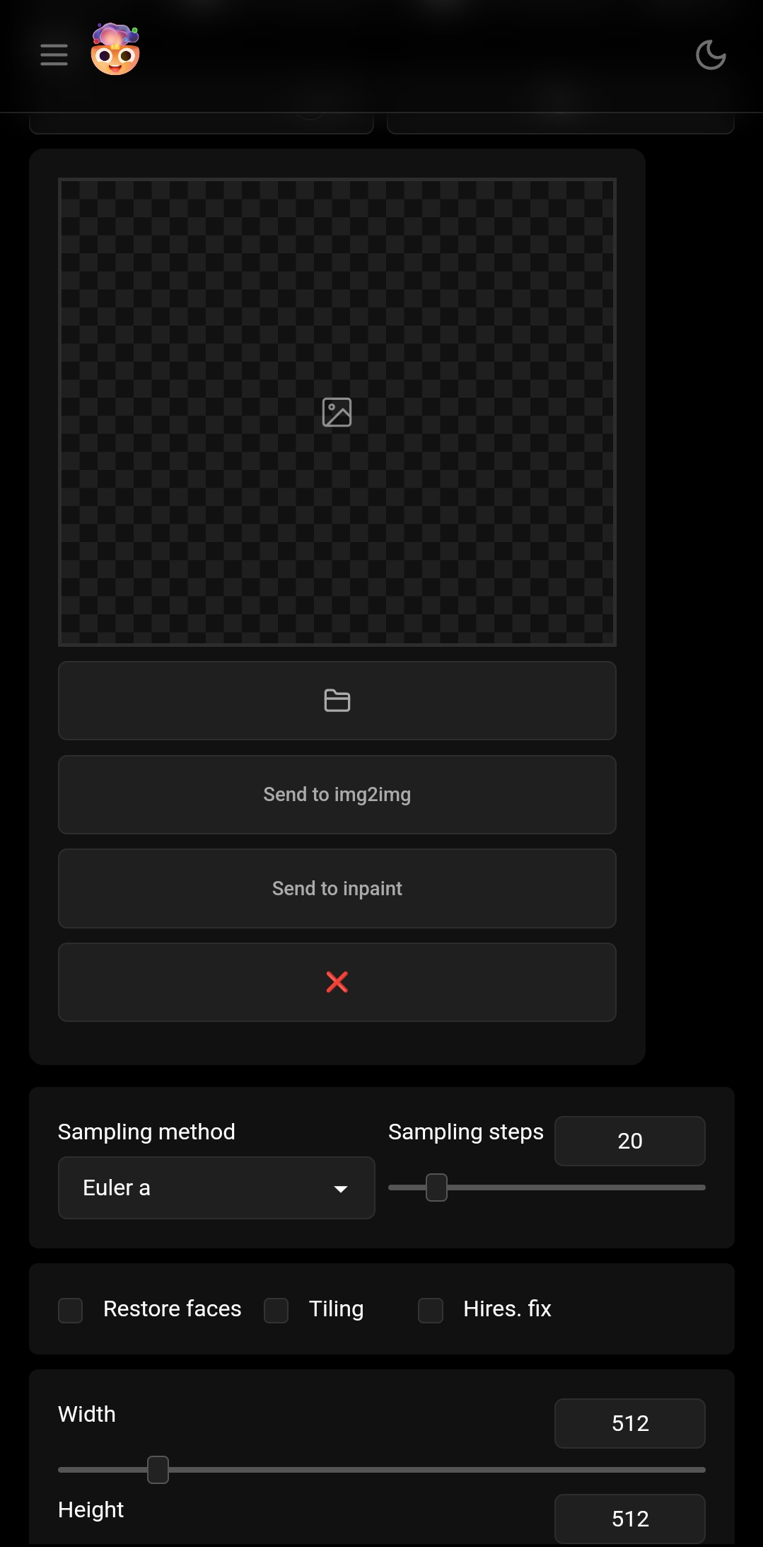 [Bug] not centered first tab on mobile launch · Issue #209 · lobehub/sd-webui-lobe-theme · GitHub