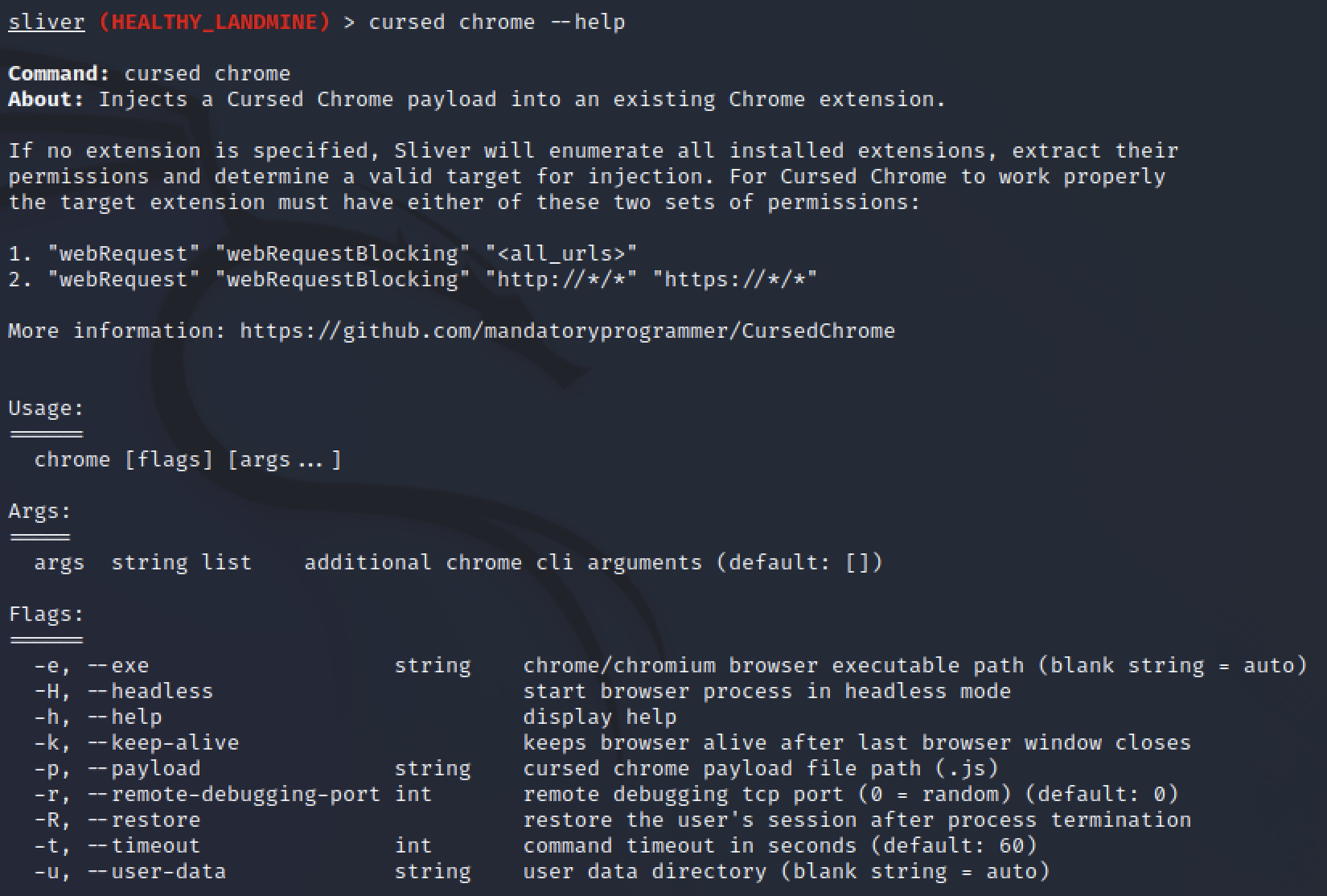 Cursed Chrome could not find Chrome executable · Issue #939 · BishopFox/sliver · GitHub
