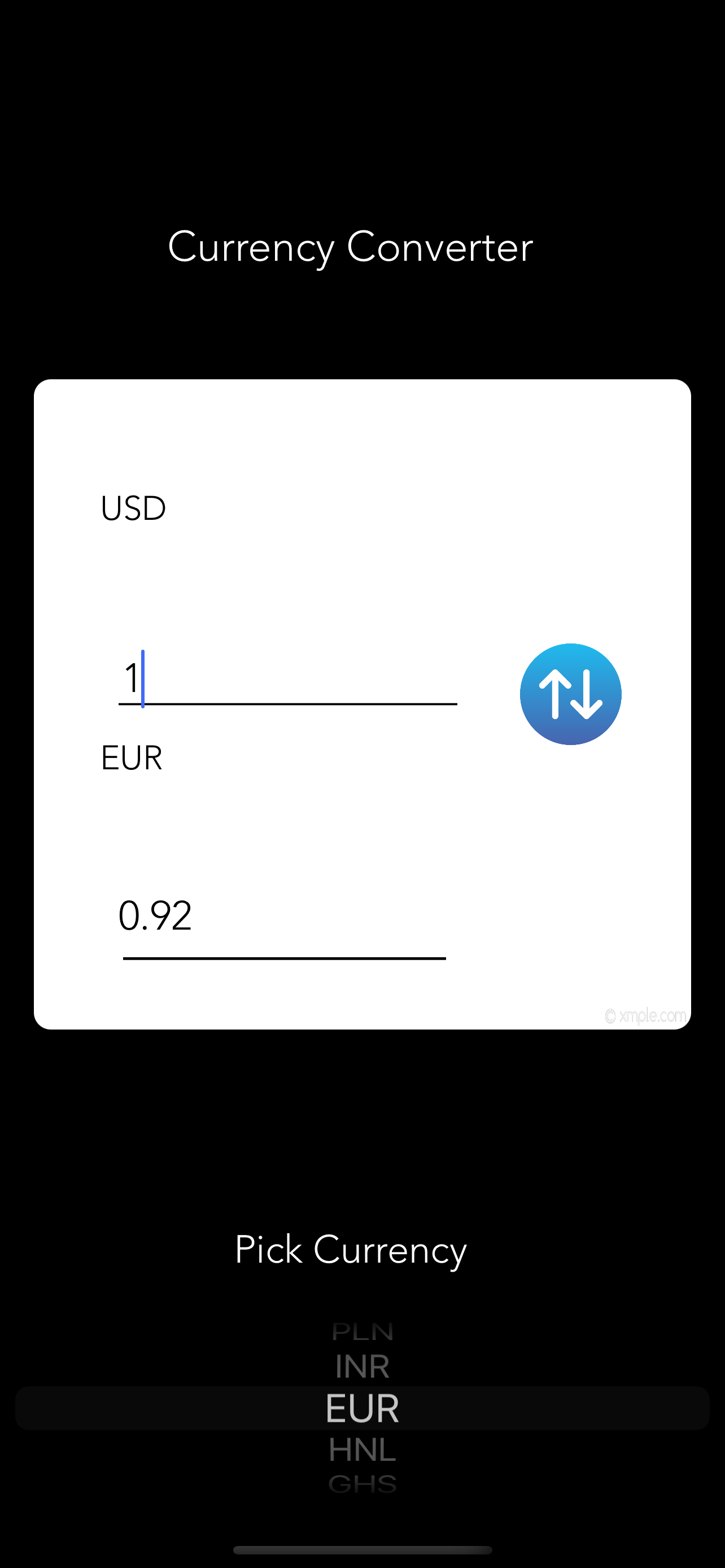 GitHub - PRKWorks/CurrencyConverter: Currency Converter App for iOS ...