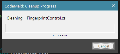 Cleanup Progress window layout not correct · Issue #801 · codecadwallader/codemaid · GitHub