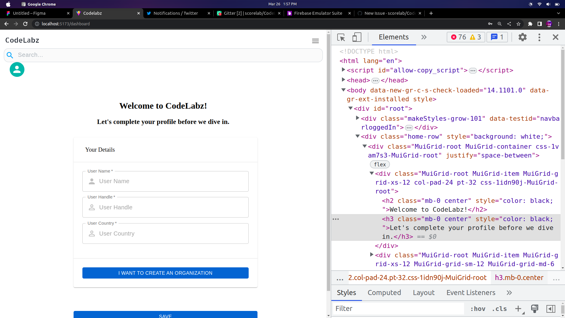 bad margin · Issue #767 · scorelab/Codelabz · GitHub