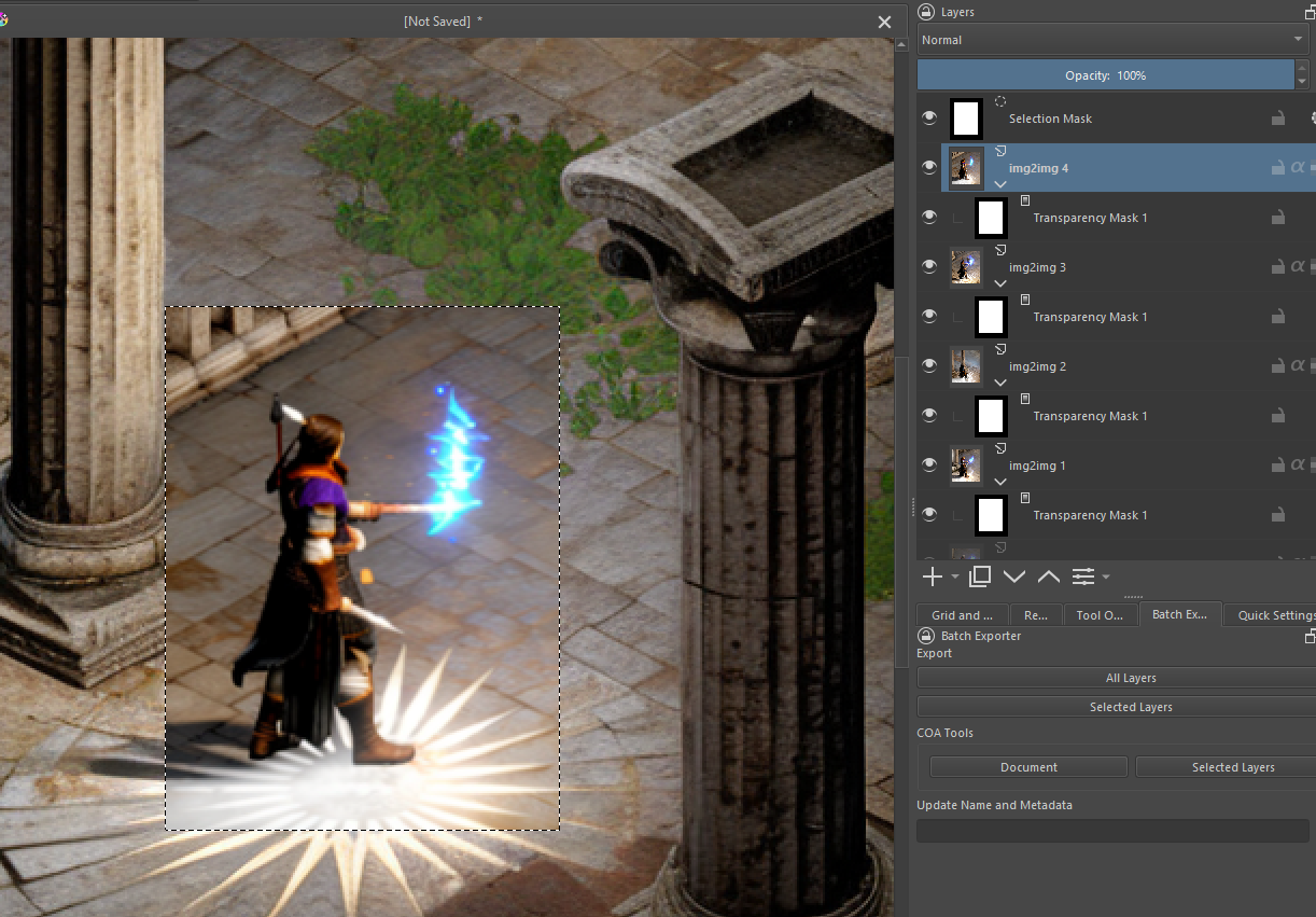 Feature Request: automatically group generated layers if there are more than one in the batch ...
