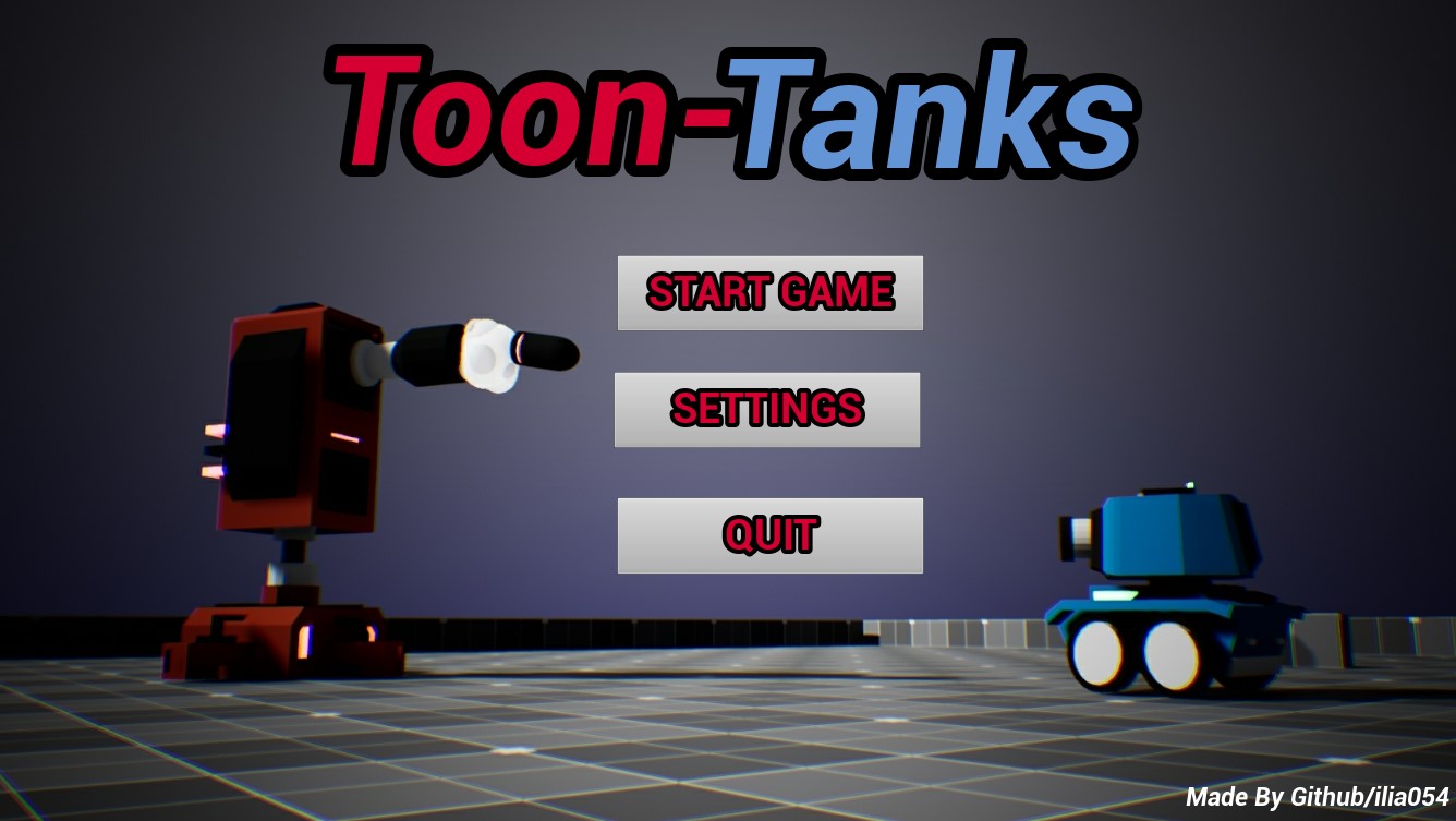 GitHub - ilia054/ToonTanks: ToonTanks is a arcade 3D Tank shooter Game