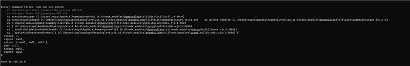 [STARTER] Exec sync error with `npm run dev-server` · Issue #4151 · pwa-builder/PWABuilder · GitHub