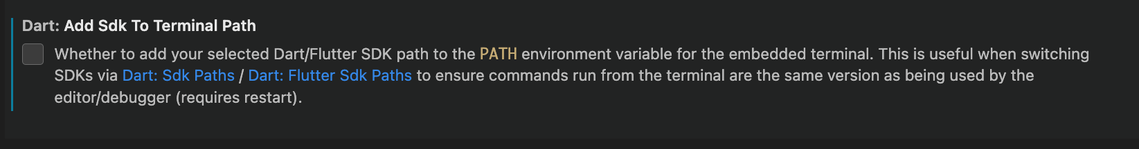 Flutter: Change SDK does not detect multiple SDKs · Issue #4607 · Dart-Code/Dart-Code · GitHub