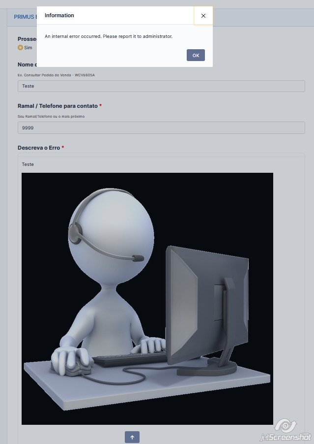 Form crashes when clicking submit, but ticket opens · Issue #3035 ...