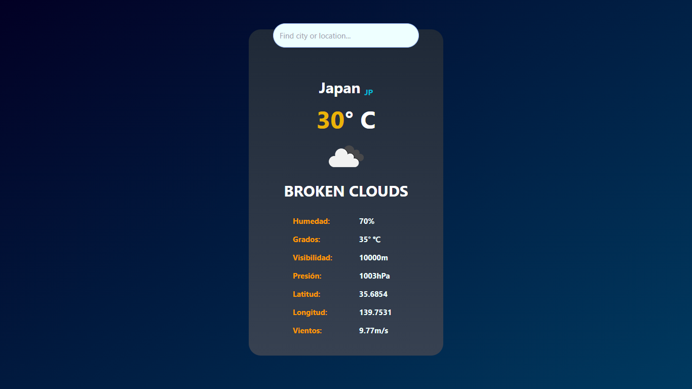GitHub - topette/weather-app: Weather status query app with search engine