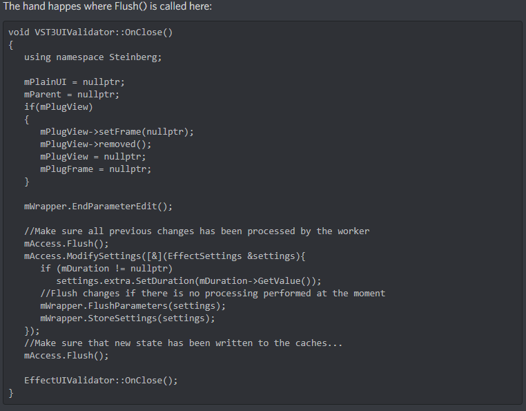 Audacity hangs when you switch a VST3 plugin in the stack during ...