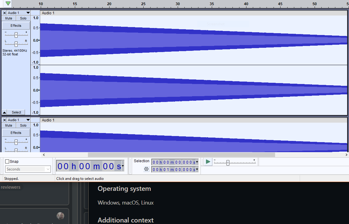 Bug in Screenshot macro command capturing all tracks · Issue #4716 · audacity/audacity · GitHub