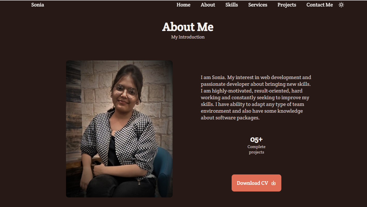 GitHub - soniasingla1/My-personal-website: My personal responsive ...