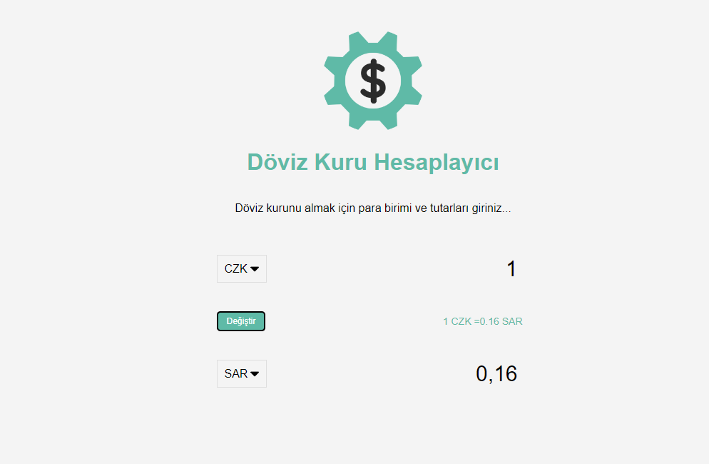 GitHub - gkberkay/Doviz_Kuru_Hesaplama_Projesi
