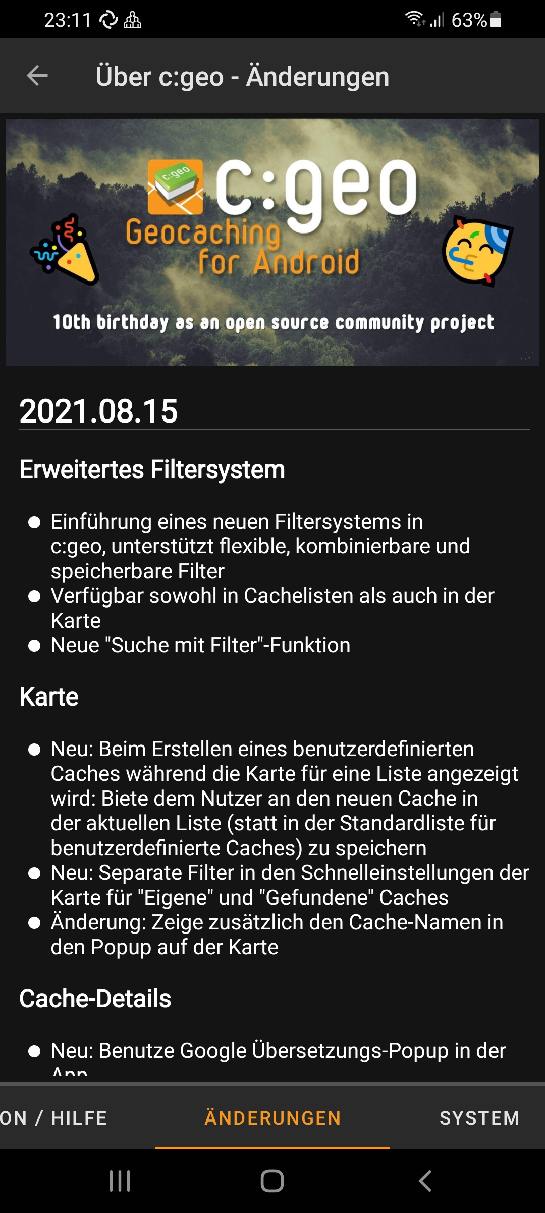 Next beta version / feature release · Issue #10922 · cgeo/cgeo · GitHub