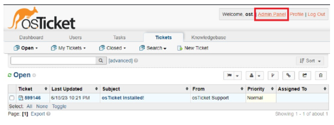 GitHub - ShayneSL/osTicket-BackEnd-Config: Configuring User and Agent ...