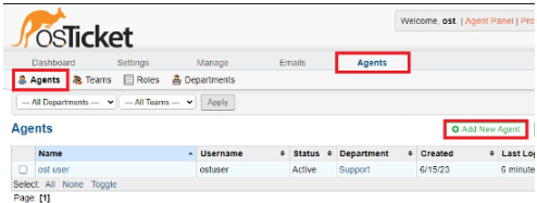 GitHub - ShayneSL/osTicket-BackEnd-Config: Configuring User and Agent ...