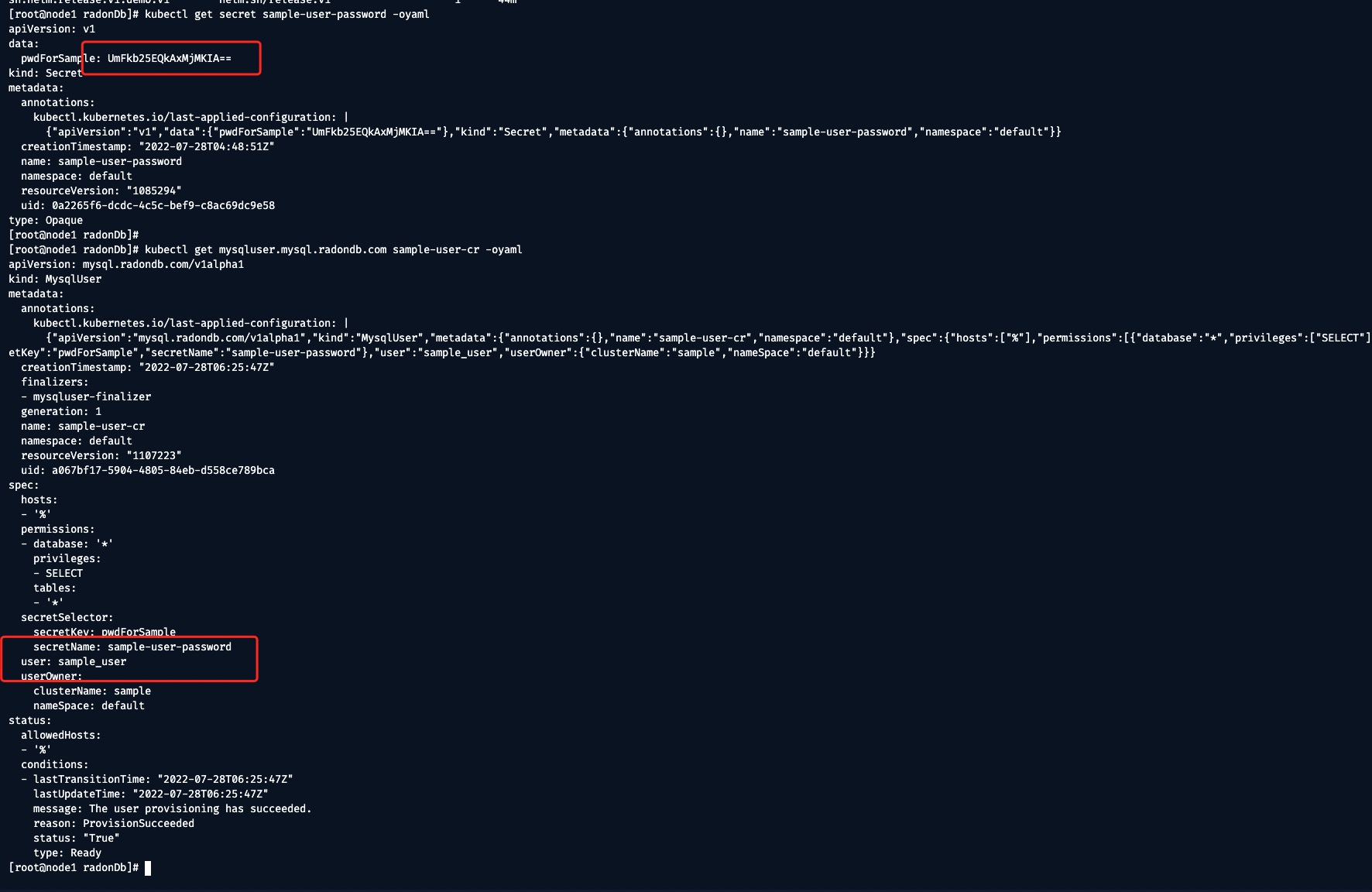 After Install Radondb By Helmcreate A User And Password But Can Not Login · Issue 625