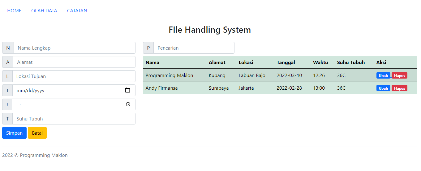 GitHub - MaklonFR/FileHandlingPHP: File Handling Using PHP MYSQL and CSS(Boostrap5)