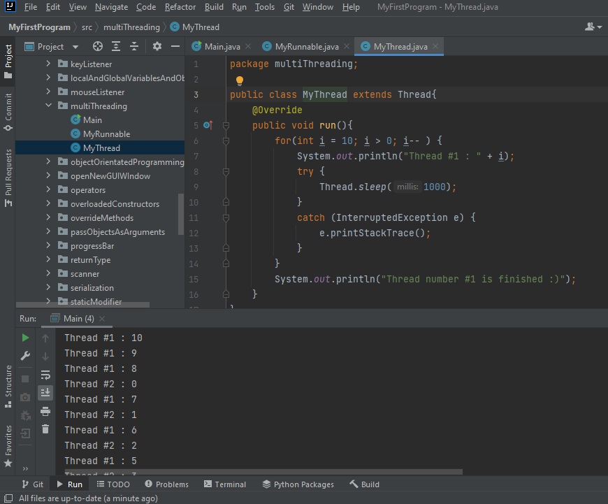 GitHub - micgael22/MyFirstProgram: Introduction to Java code using IntelliJ IDEA