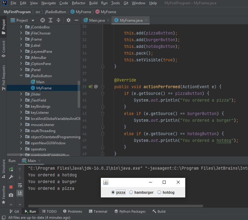 GitHub - micgael22/MyFirstProgram: Introduction to Java code using IntelliJ IDEA
