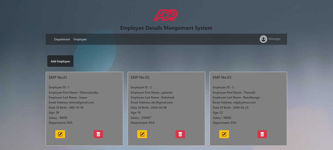 GitHub - L-Dhanushanka/Employee-Management-System: Employee Management System