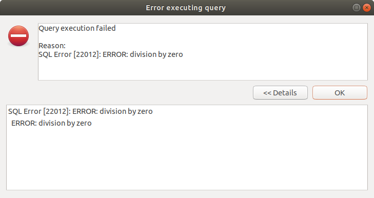 Feature Request: Add Option to Show Errors in Result Pane · Issue #5515 ...