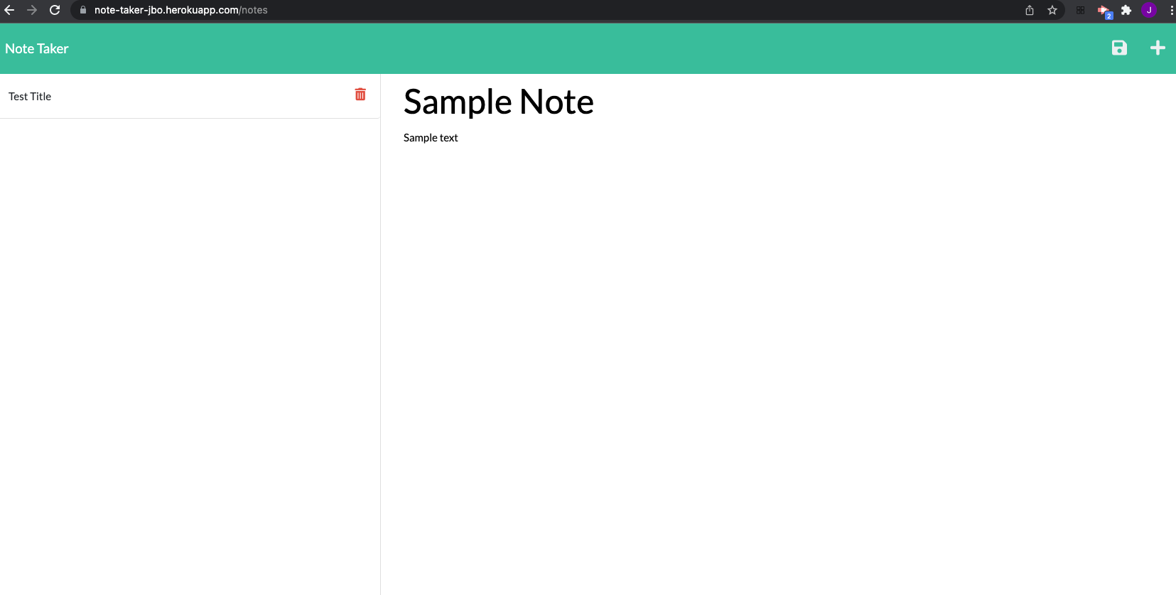 GitHub - jasperoudemans/note-taker-app