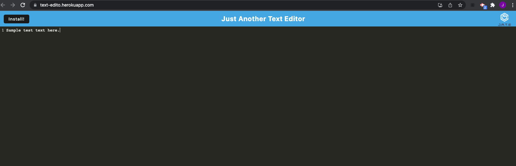 GitHub - jasperoudemans/textEditor
