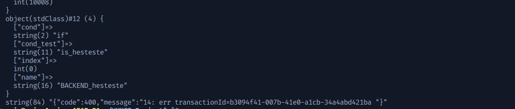 Error Code 400, Message Code 14 On Transaction Commit · Issue #119 · haproxytech/dataplaneapi ...