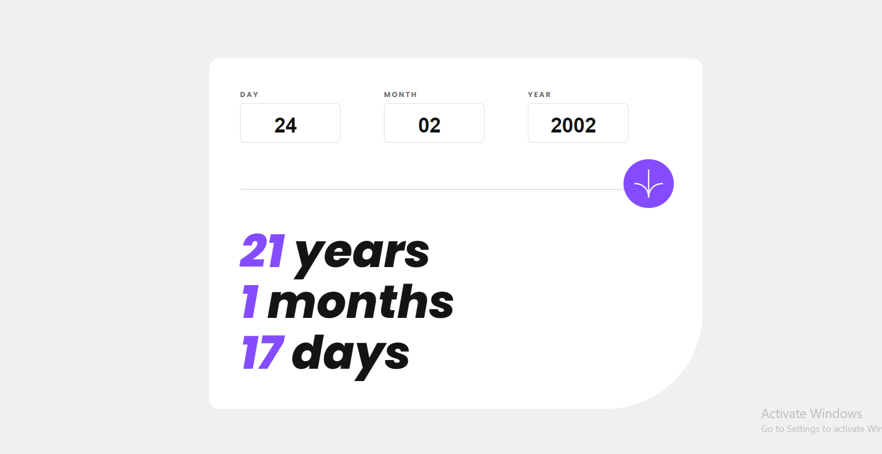 GitHub - salmafadlabdulrahman/Age-calculator-app