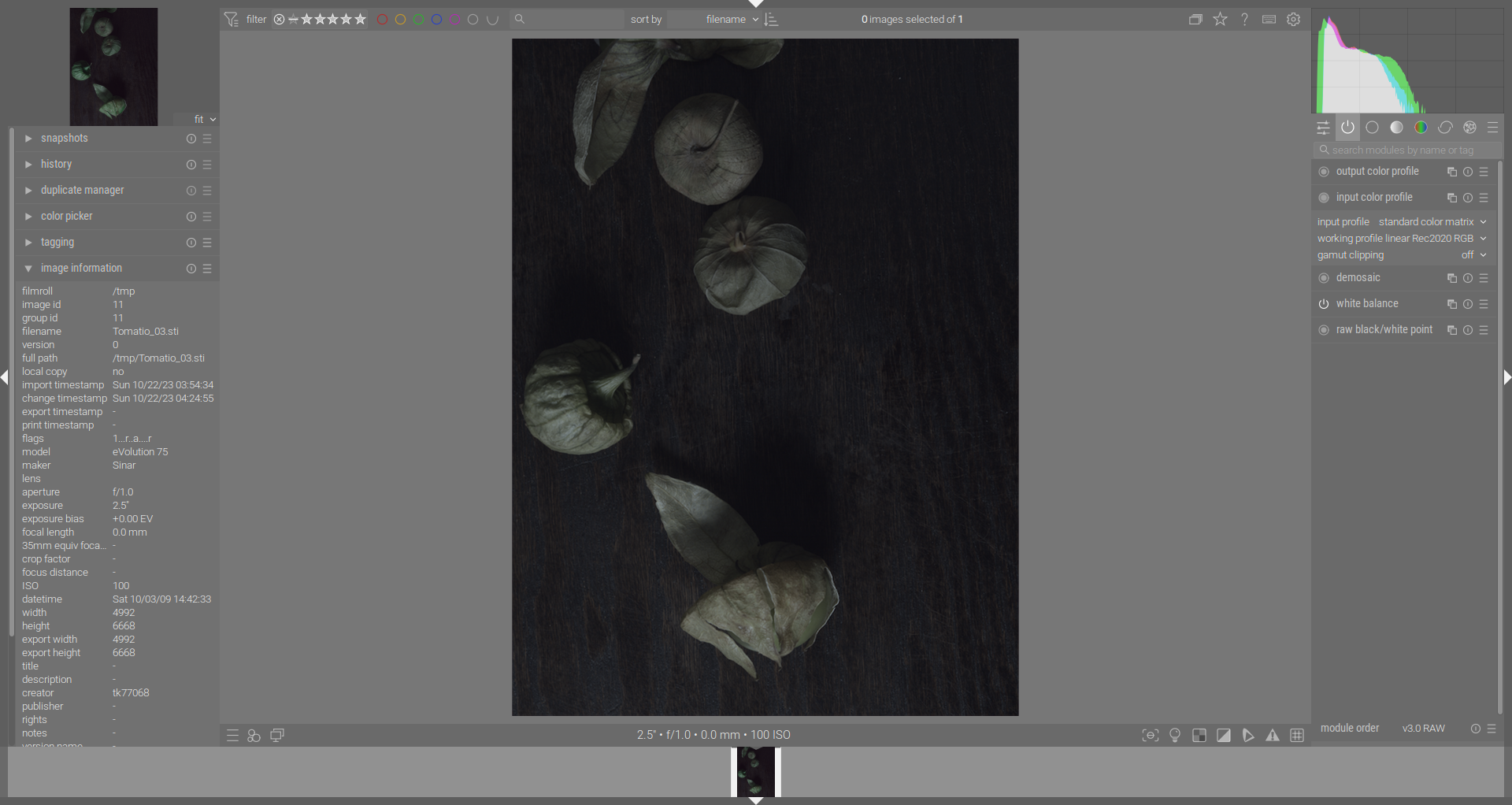 Sinarback Evolution 75h Sti Files · Issue 15466 · Darktable Orgdarktable · Github 