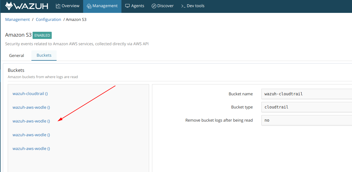 [configuration] S3 wodle configuration view is broken · Issue #1357 · wazuh/wazuh-dashboard ...
