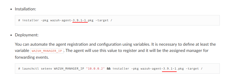 Fix 3.9.0 on 3.9.1 documentation · Issue #1231 · wazuh/wazuh-documentation · GitHub