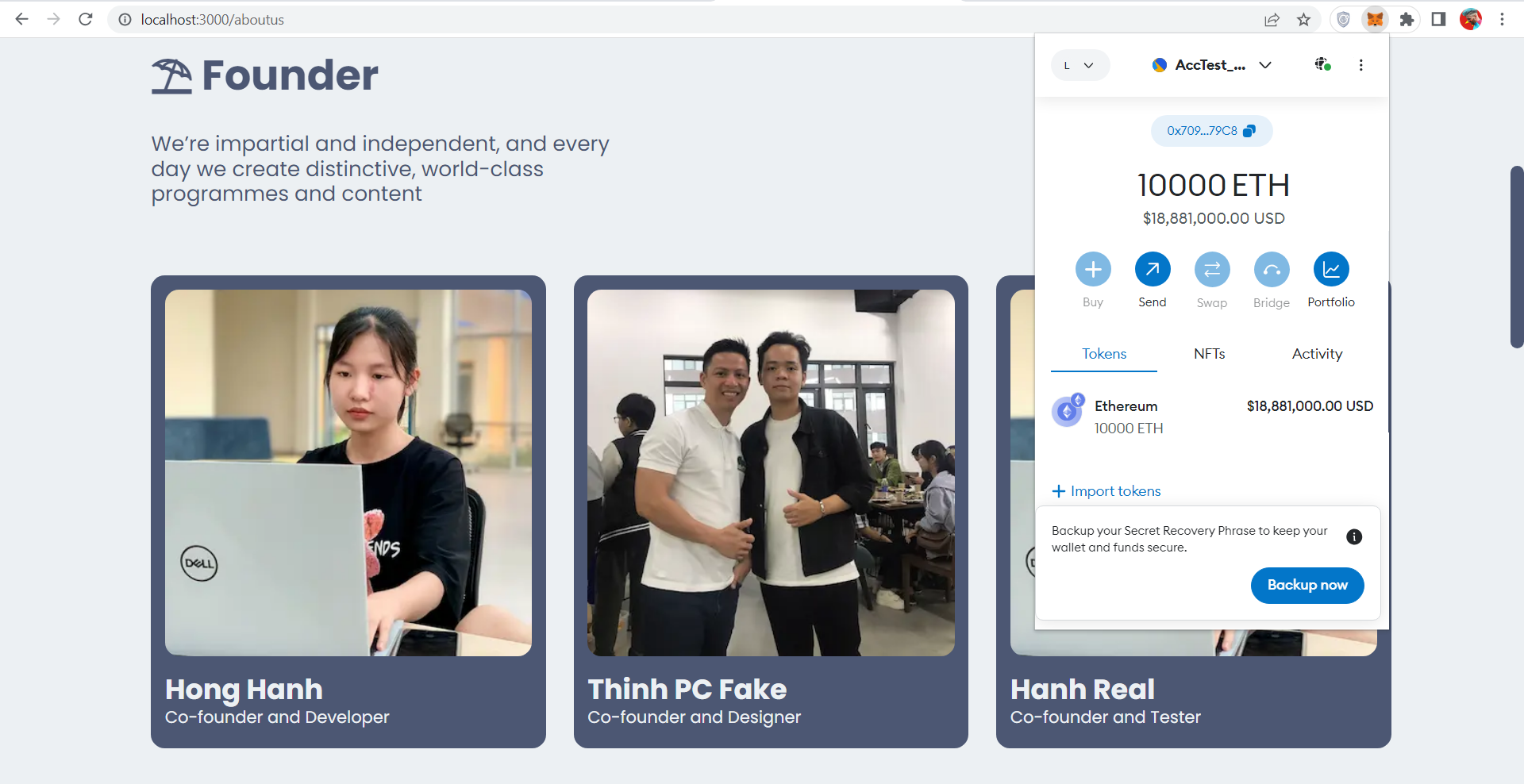 GitHub - thinhnguyenvku/nftmarketplace_templace: Đồ án Chuyên ngành 3 - Solidity ReactJS NextJS ...
