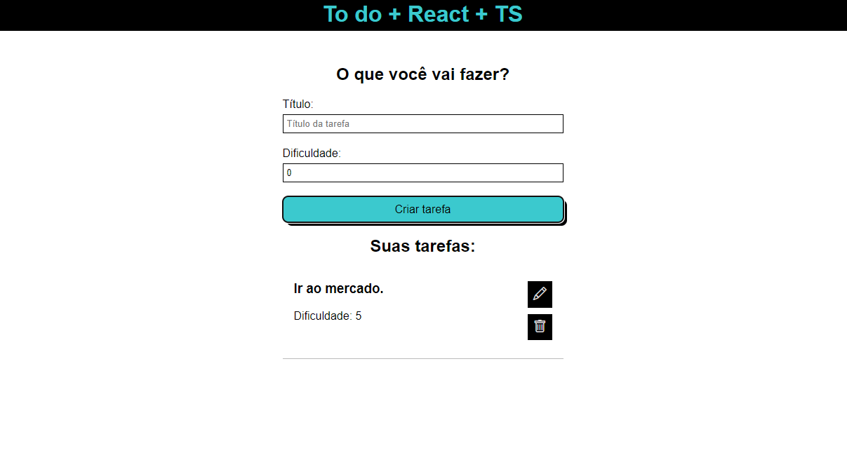 GitHub - Sabrina1408/To-do-React-TS: Lista de afazeres com React e TypeScript.