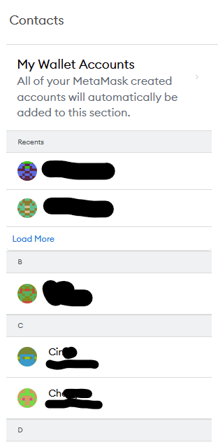 Contacts Are Not Sorted Properly · Issue 10318 · Metamaskmetamask Extension · Github