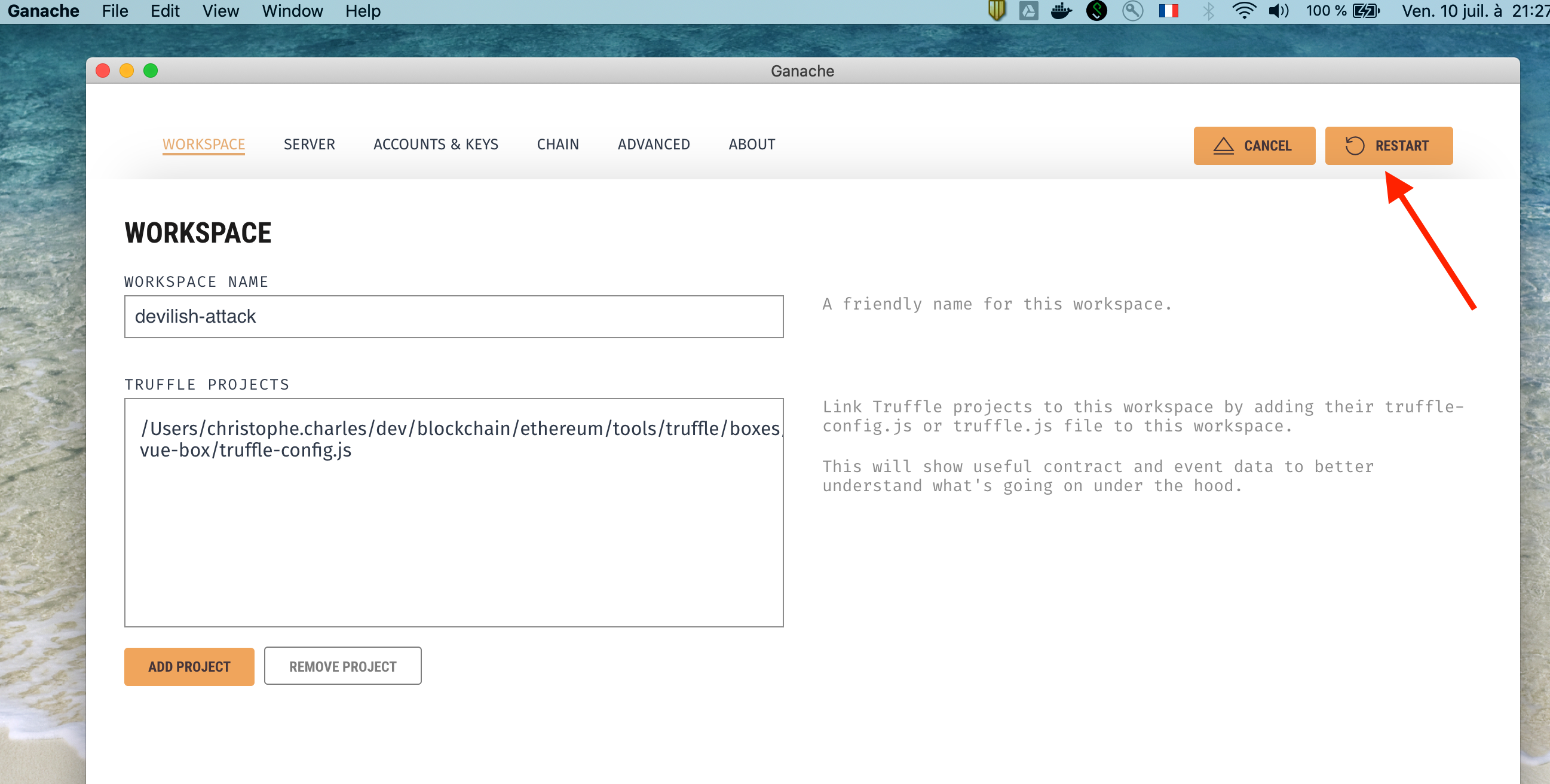 Restarting a workspace doesn't reset account balances · Issue #1826 · trufflesuite/ganache-ui ...
