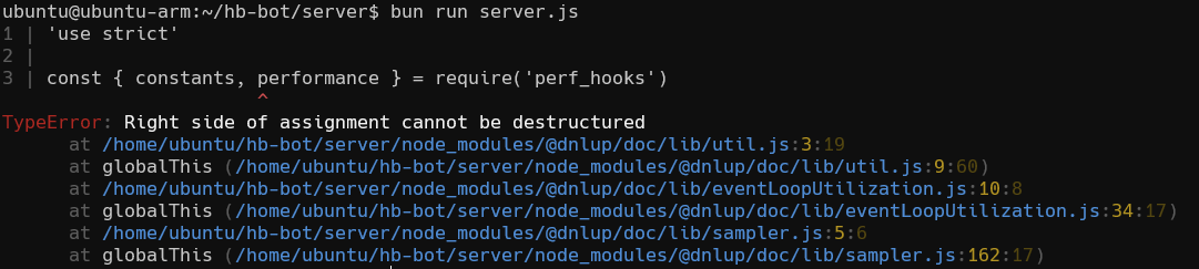 Can't destructure json imports: SyntaxError: Import named 'name' not found in module '/home ...