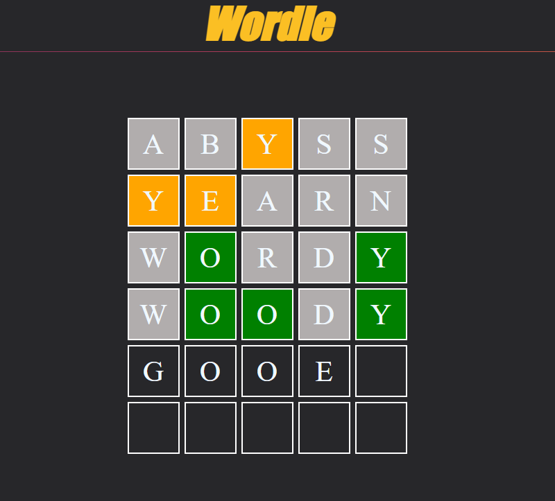 GitHub - incolorate/wordle