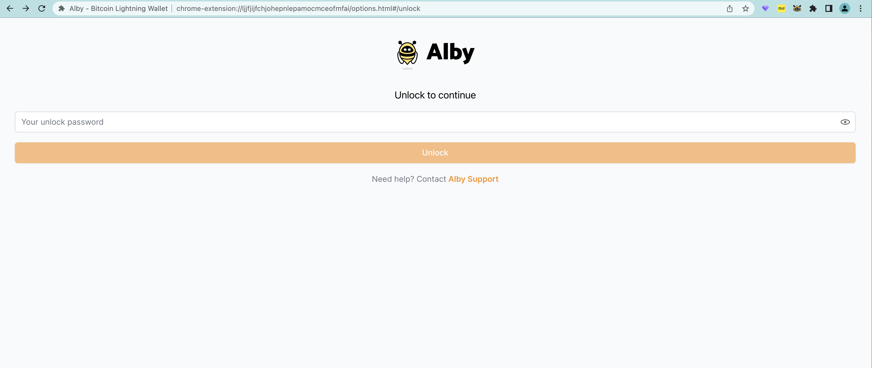 [Feature] options page unlock screen max width · Issue #2262 · getAlby/lightning-browser ...