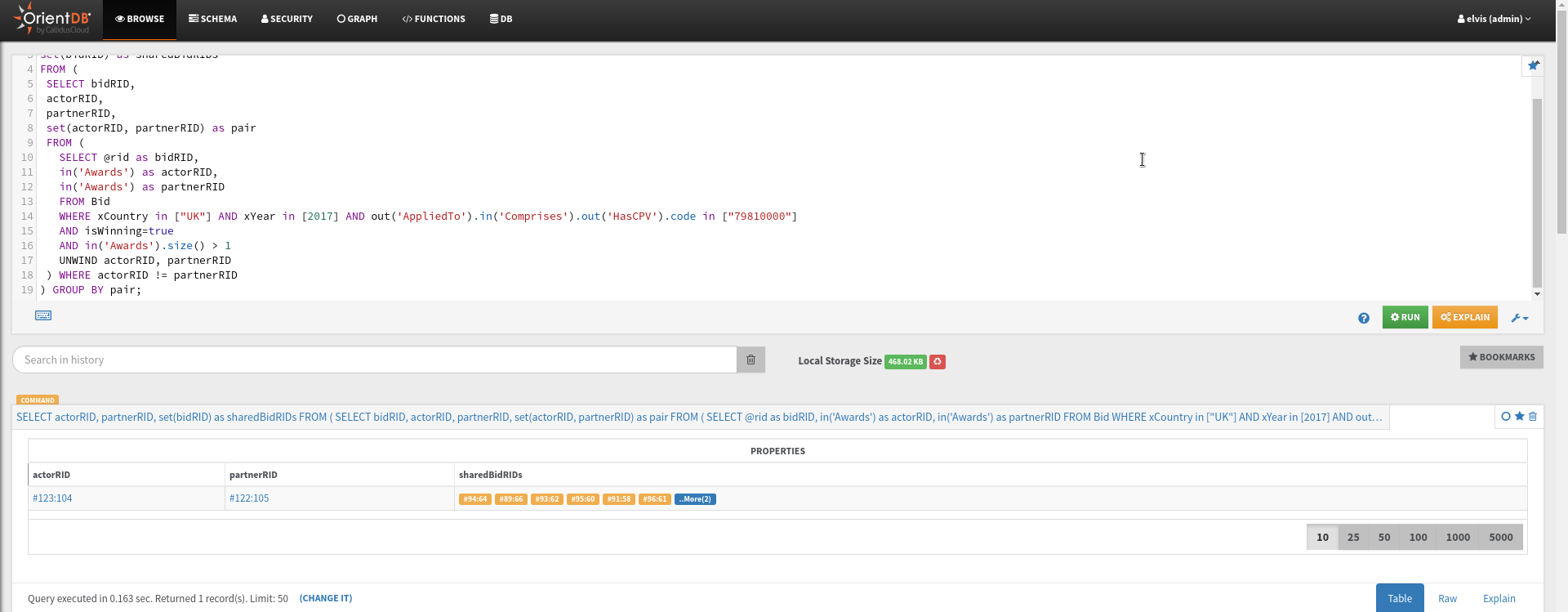 Query that works though ODB Studio fails through OrientJS · Issue #304 · orientechnologies ...