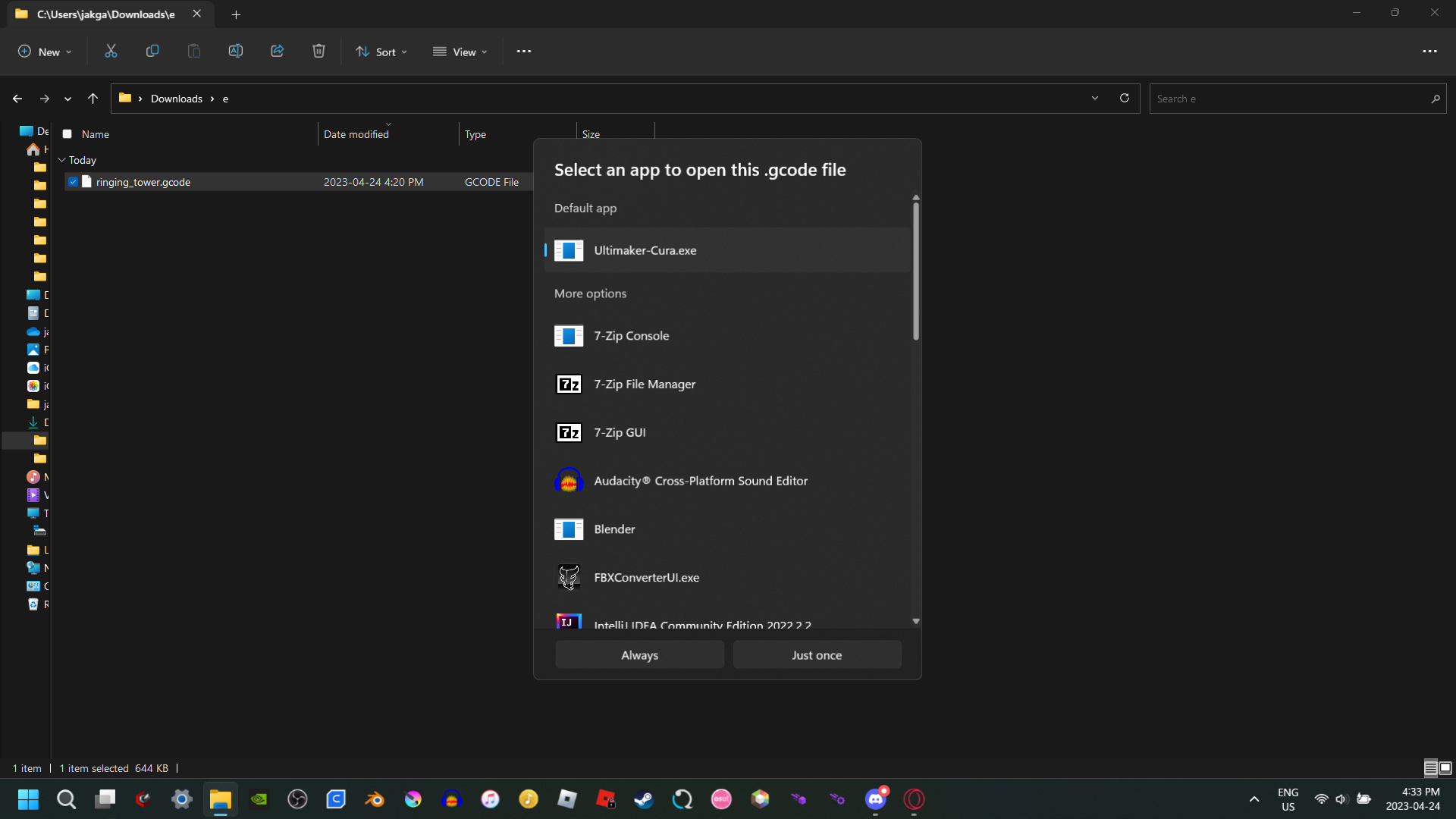 Open With Ultimaker-Cura not working in File Explorer Windows 11 (Cura 5.3.0) · Issue #15347 ...