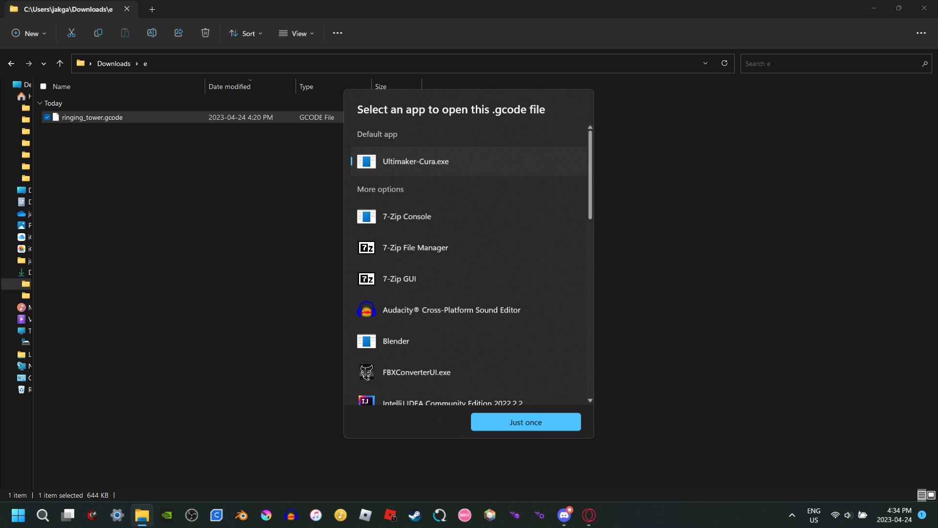 Open With Ultimaker-Cura not working in File Explorer Windows 11 (Cura 5.3.0) · Issue #15347 ...