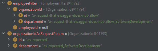 @Schema being ignored in @ParameterObject · Issue #1899 · springdoc/springdoc-openapi · GitHub