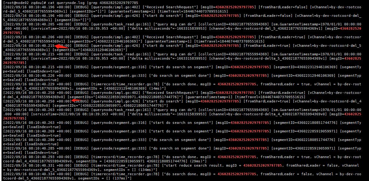 [Bug]: Segments Search in one queryNode is serial and time cost of "reduce search result" is ...